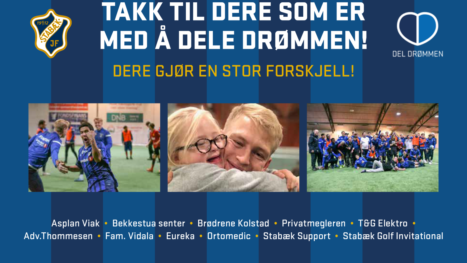 Tusen takk til dere! / Stabæk
